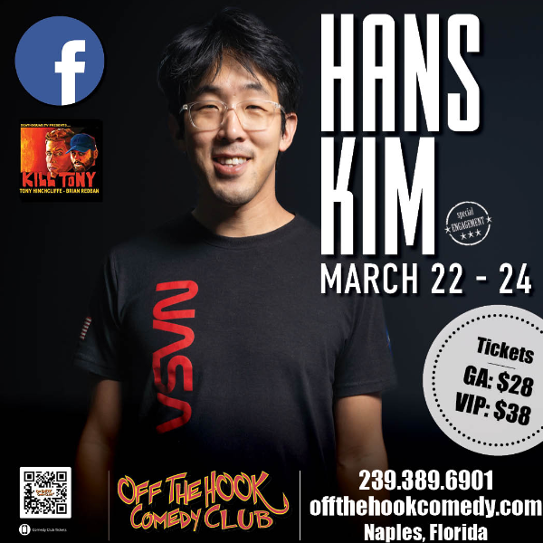 Off The Hook Comedy Club | Comedian Hans Kim Live in Naples, Florida!